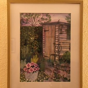 Art Print: "beck House Farm" -A3 Snow Scene Print, Wall Art, Snow ...