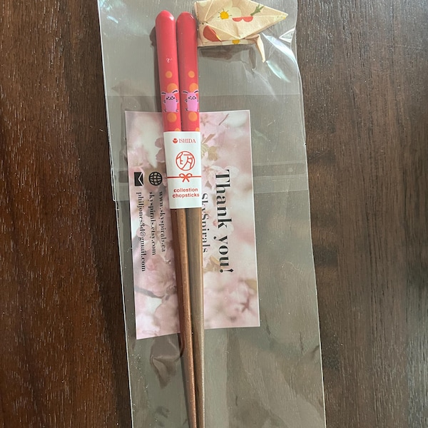 Set of 5 Pairs of Japanese Tapered Chopsticks: Easy to Use & Hold, Anti ...