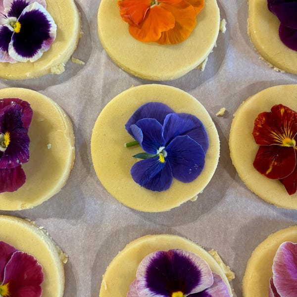 Fresh Edible Flowers Pansy 50 Ct - Etsy