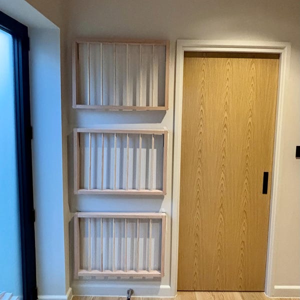 Laundry Room Storage Decor, Wall Mounted Bathroom Shelf for Towel ...