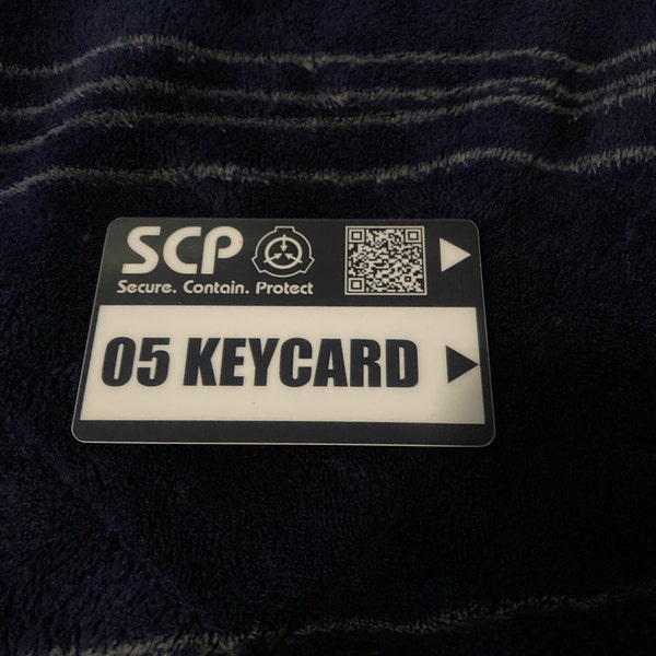 SCP Key Cards – Class D Collection (5-card Pack) - Etsy