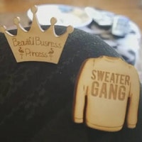 Personalized Custom Wooden Laser Engrave Lapel Pins Custom Pin Hero ...