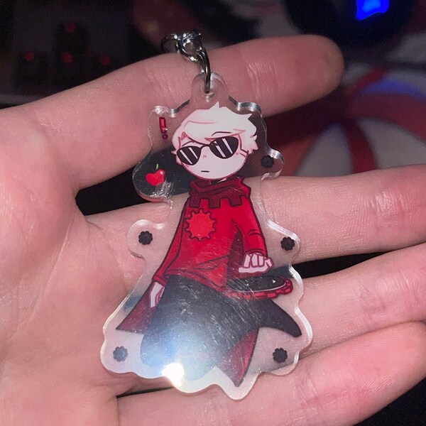 Homestuck Casey Salamander Charm Keychain - Etsy