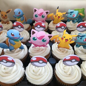 Pokemon Capture Centerpieces Table Toppers Pikachu Charmander - Etsy