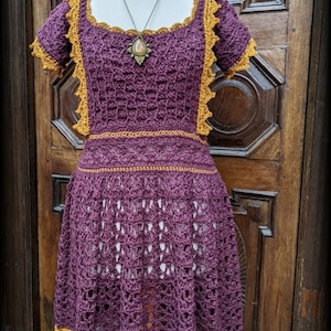 Crochet Dress WRITTEN PATTERN aviva Dress - Etsy