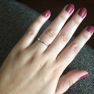 Sterling Silver Ring Band Size 7 Ring 2mm Plain Finger Rings RHSR227 - Etsy