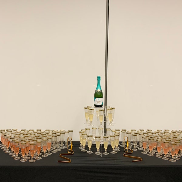 Wedding / Party Champagne / Prosecco Display Stands for Flute Glasses ...