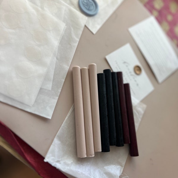 Self Adhesive Backing Stickers, Wax Seal Backing Stickers, Double Sided ...