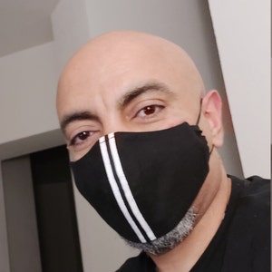 Reusable Washable Designer Face Mask With Filter Pocket Linen - Etsy