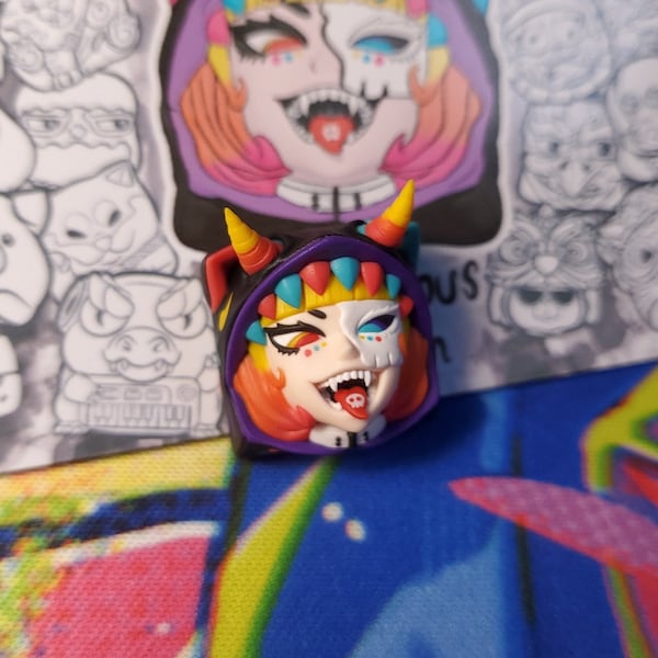 Artisan Keycap - Succubus Mictlan - Etsy