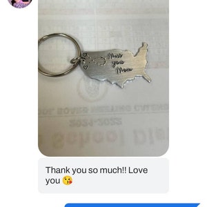 Best Friends Map Custom Long Distance Friendship State Key - Etsy