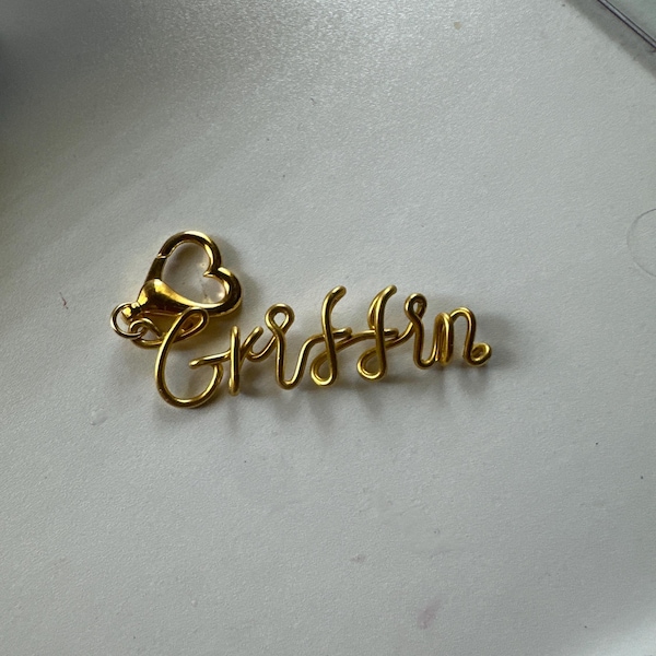 Personalized Name Hair Accessories Set, Custom Initials Hair Comb Claw ...