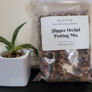 Orchid Repotting Kit With Fine Fir Bark Mix and 4 Clear - Etsy