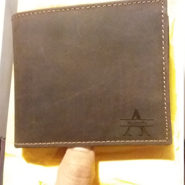 Mens Wallet Personalized Wallet Monogrammed Wallet Engraved Wallet ...
