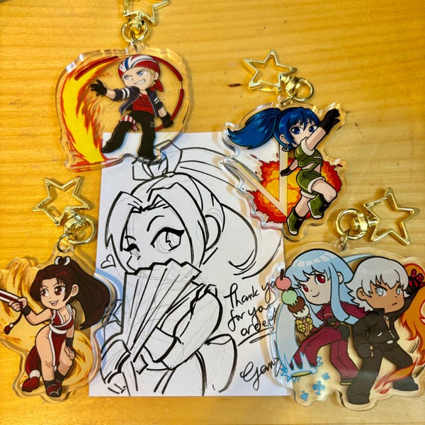 Ace Attorney Keychains 12 Options - Etsy