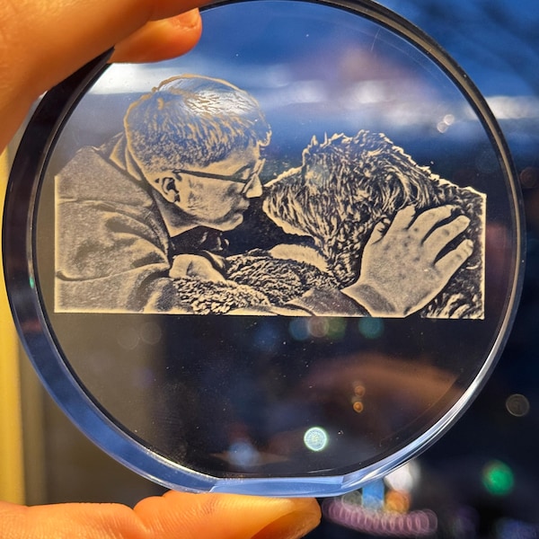 The Last Supper 3D Engraved Crystal Decor - Etsy