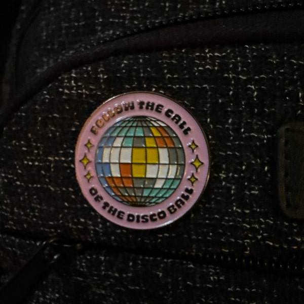 Follow the Call of the Disco Ball Pin - Etsy
