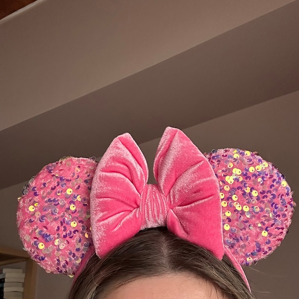 Pink Mouse Ears. - Etsy