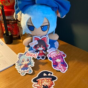 Touhou 8 Imperishable Night Fumo Vinyl Stickers / Fumo Stickers ...