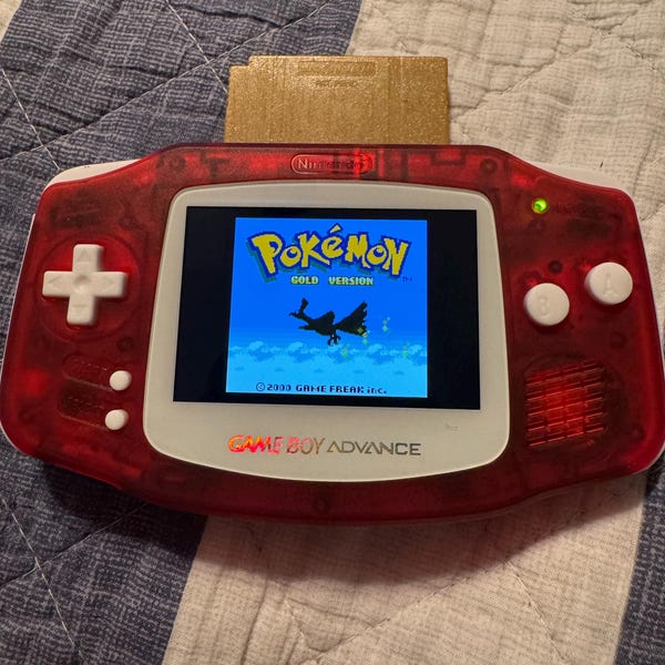 Clear Purple Nintendo Game Boy Advance Gba SP IPS MOD Adjustable ...