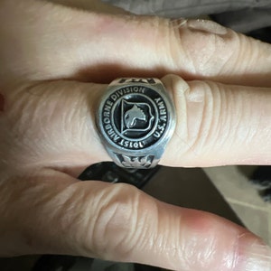 16TH Military Police Brigade Insignia Ring MP Service Ring Military ...