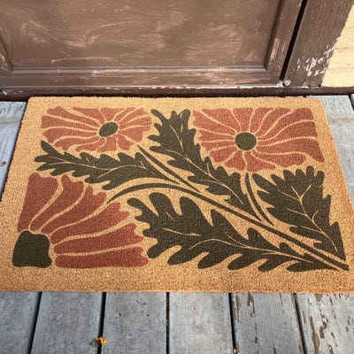 Labyrinth Welcome Mat Worm Outdoor Doormat Come Inside and Have A Nice ...