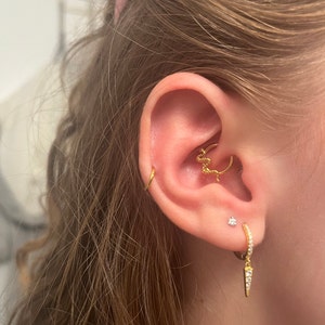 Diamond Nose Stud Nose Ring Nose Piercing Corkscrew Twist - Etsy