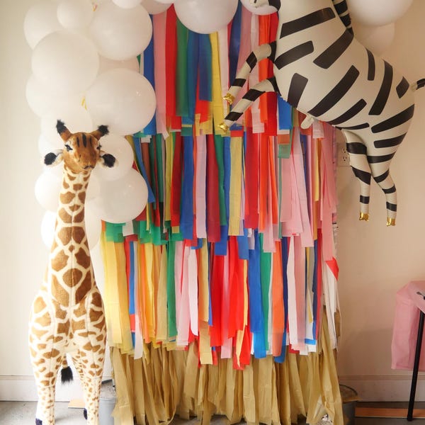 Large Foil Zebra Balloon, Jumbo Zebra Balloon, Safari Party Balloons ...