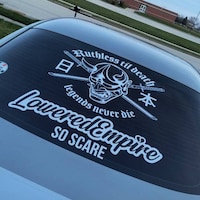 Slow Boyz No Rush V1 Windshield Rear Window Decal Car Sticker Banner ...