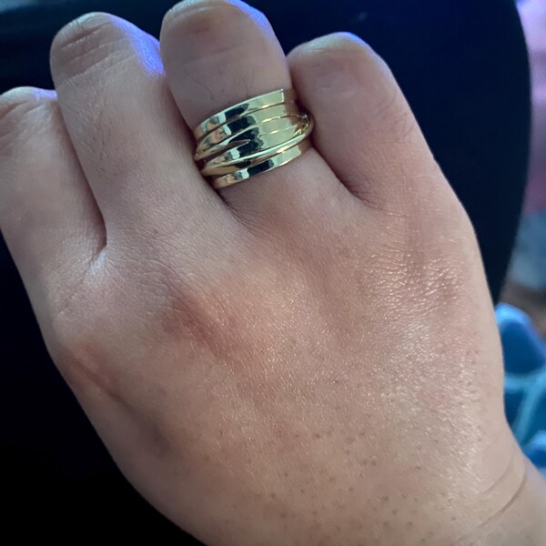 Bold Silver Ring, Statement Silver Ring, Chunky Silver Ring, 925 Silver ...