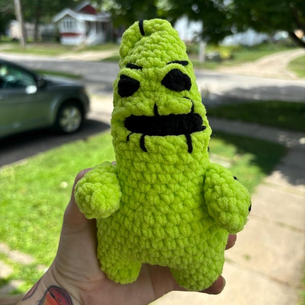 Oogie Boogie Crochet Pattern: Chunky Fluffy Plushie (english PDF ...