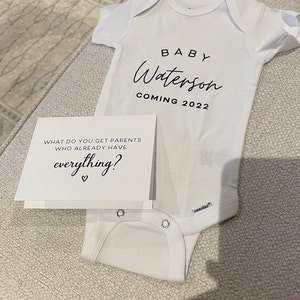 And Then There Were Six Onesie Pregnancy Announcement Onesie | Etsy