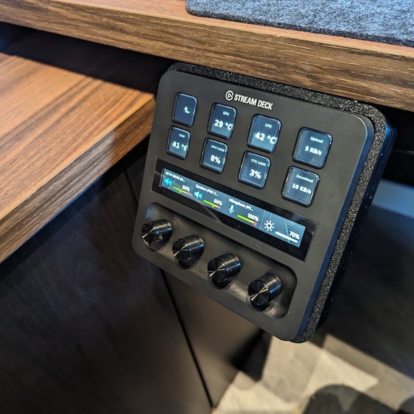 Elgato Stream Deck Plus Under-desk Mount Stream Deck + - Etsy
