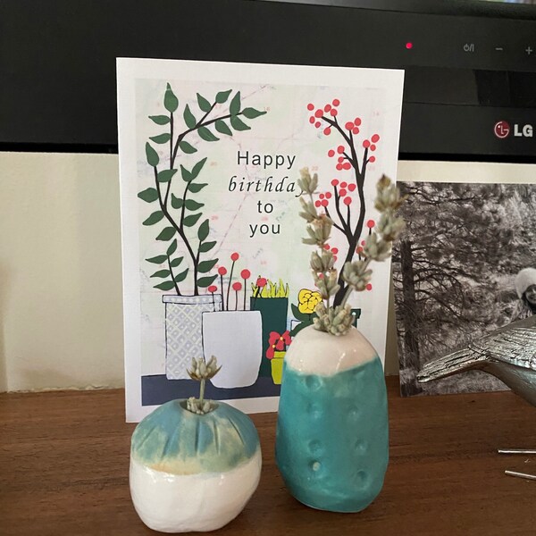 Flower Box Card Set / Blank Map Greeting Cards Box Set of 6 Flower ...