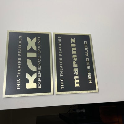 Marantz Home Theatre Signs Signage Cinema Decor - Etsy