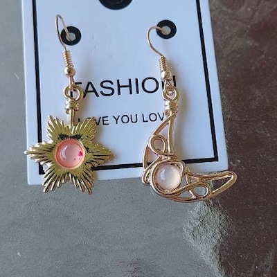 Cute Rain Drop Earrings, Holographic Rain Cloud Earrings, Drop Dangle ...