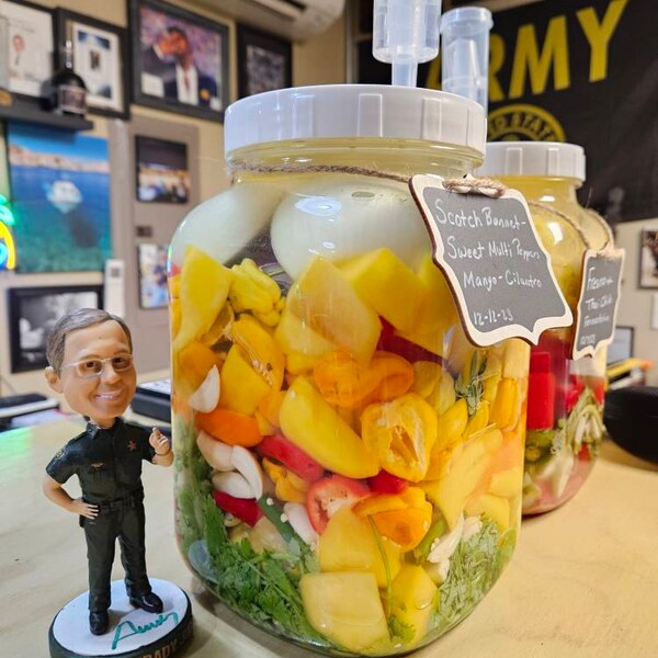 Whole Fresh Scotch Bonnet Peppers. Fresh Pods of Genuine Scotch Bonnets ...