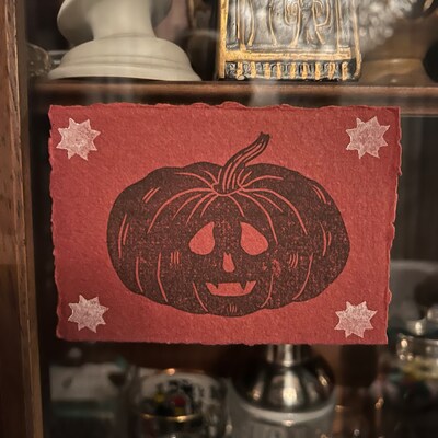 Folk Art Skeleton Coffin Relief Print Halloween Decor Memento Mori ...