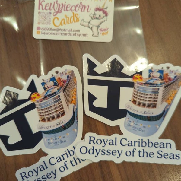 Royal Caribbean Collectable Cruise Ship Stickers - 8 to Choose From ...