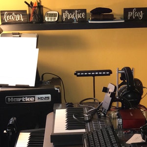 One Little Word // Custom Hand-lettered Wood Sign // Shelf - Etsy