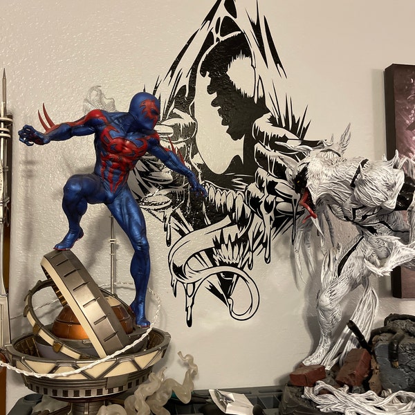 Venom Wall Decal Venom Vinyl Sticker Superhero Wall Stickers Home Art ...