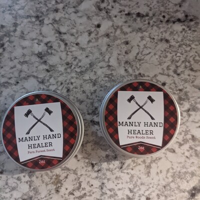 Manly Hand Lotion-mens Gifts-beard Balm-men's Birthday Gift-scent-gift ...