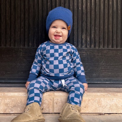 Baby Romper Railroad Stripe Overalls Hickory Stripe Overall Railroad ...