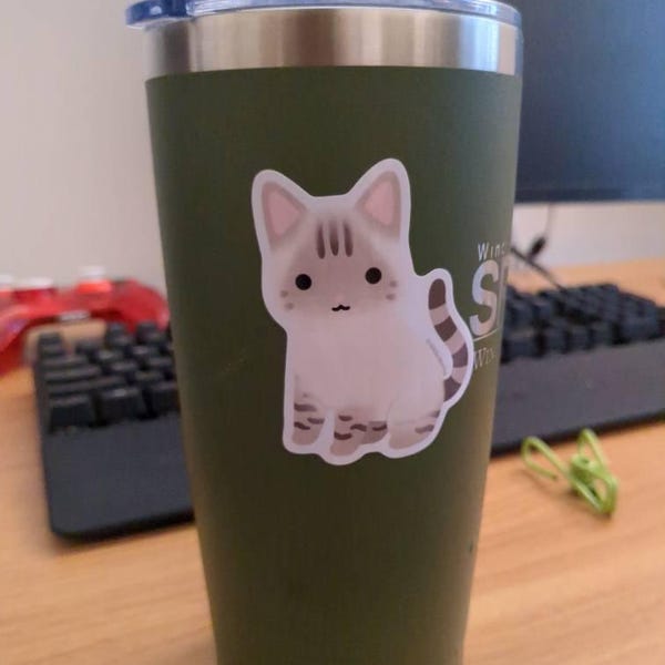 Ladybug Lady Beetle Waterproof Die Cut Sticker | Kawaii Chibi Bug ...