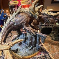 T-rex Mount Miniature Tabletop RPG Miniature Rescale Miniature ...