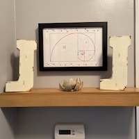 Fibonacci Sequence Watercolor Print Science Art Illustration Fibonacci ...