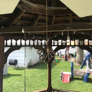 Brass Octopus Fan Pull Nautical Steampunk Ceiling Fan Pull Chain ...