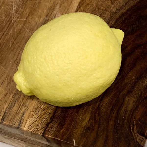 3d Whole Lemon Silicone Mold. Realistic 3d Lemon Fruit Mold. Epoxy ...