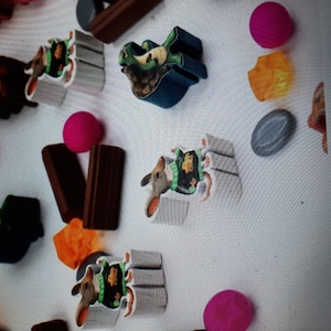 Flamecraft Meeple Stickers Upgrade Pack Decals Kit for - Etsy