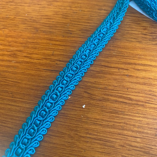 Turquoise Braid Fringe Trims|1.8cm - 0.71 Inches Gimp Braid Upholstery ...